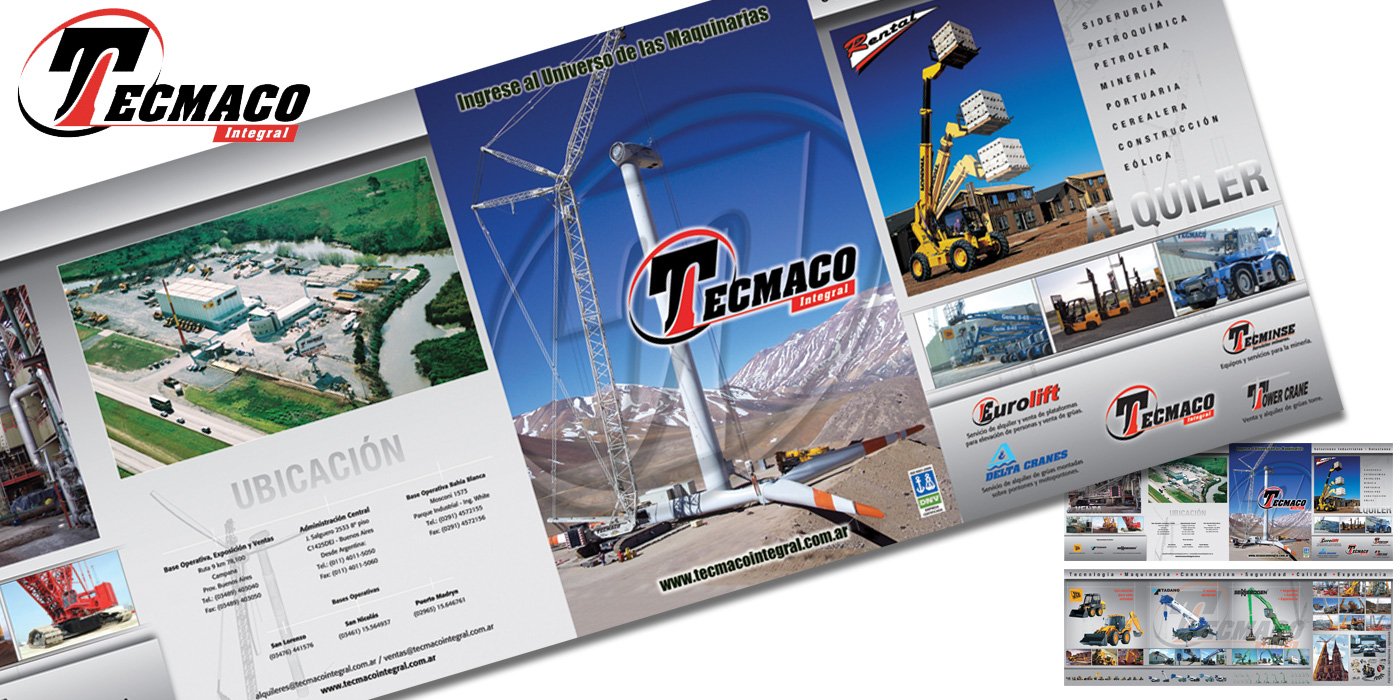 Tecmaco -Folleto – Estudio De Diseño Gráfico